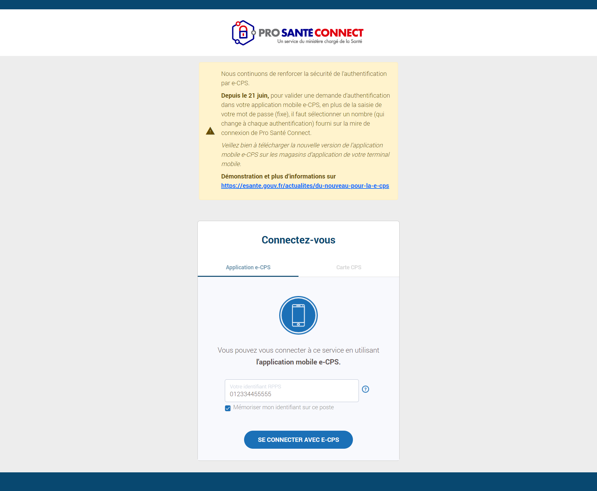 Comment faire pour se connecter avec Pro Santé connect – Médecins